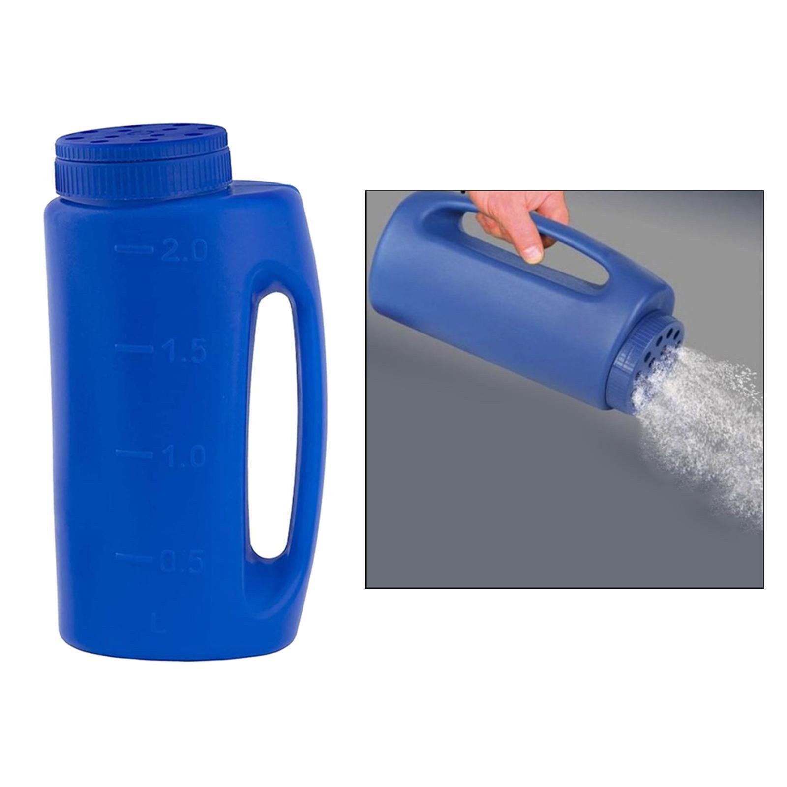 Fertiliser Salt 2L Hand Held Spreader Adjustable Hole Size for Seed ...