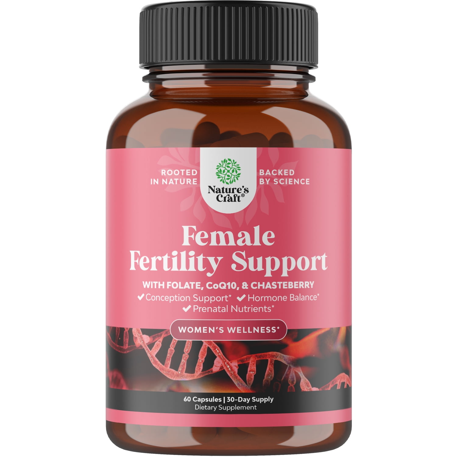 Women's Fertility Supplement with Prenatal Vitamins - Fertility Blend ...