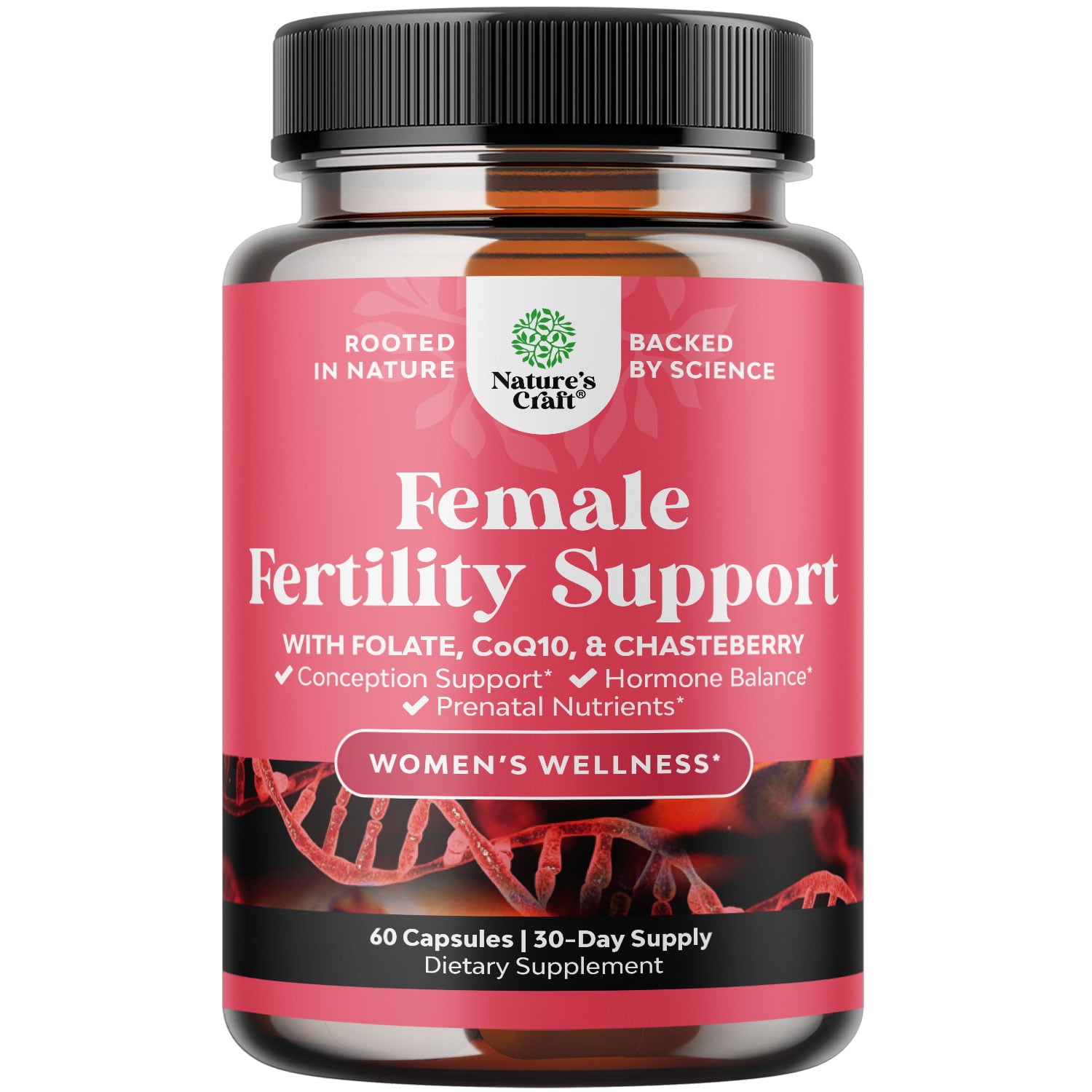 Women's Fertility Supplement with Prenatal Vitamins - Fertility Blend ...