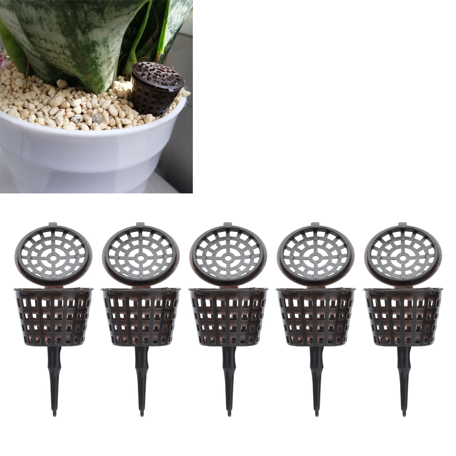 Fertilizer Basket Plastic Sturdy Planting Fertilization Box for Potted ...