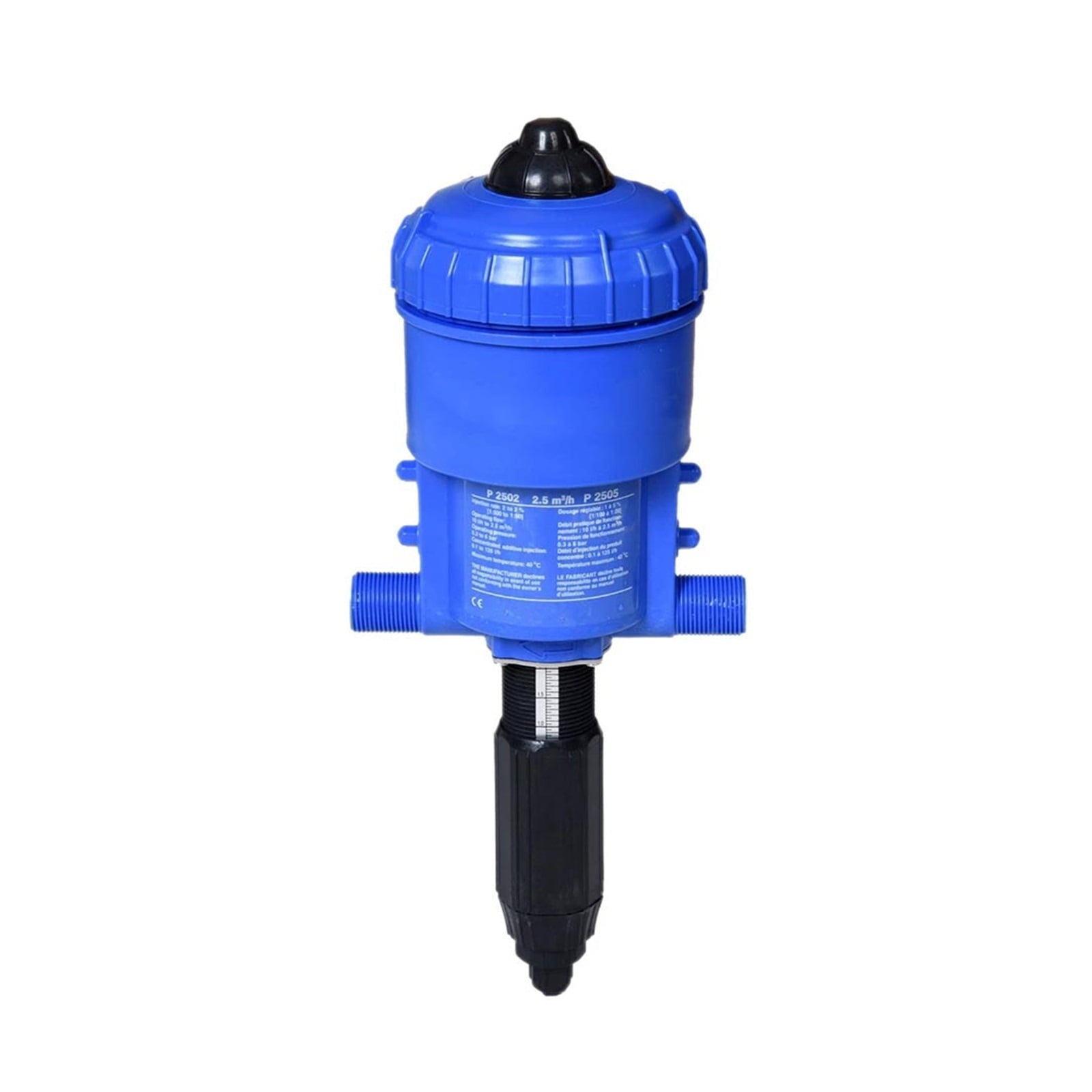 Fertilizer Injector Dispenser Proportioner 12-3000L/h 0.2%-2% 4C-30C ...
