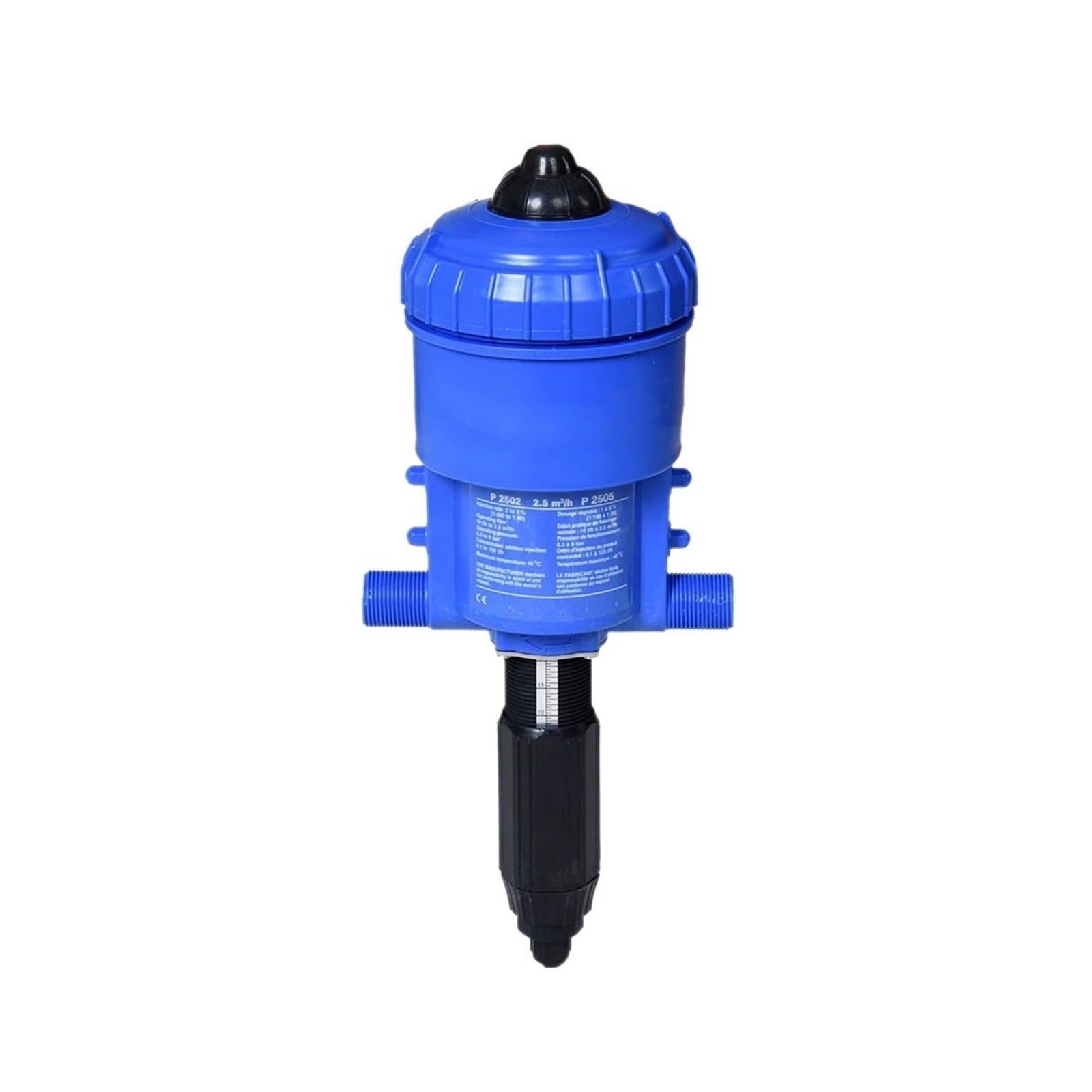 Fertilizer Injector Dispenser Proportioner 12-3000L/h 0.2%-2% 4C-30C ...
