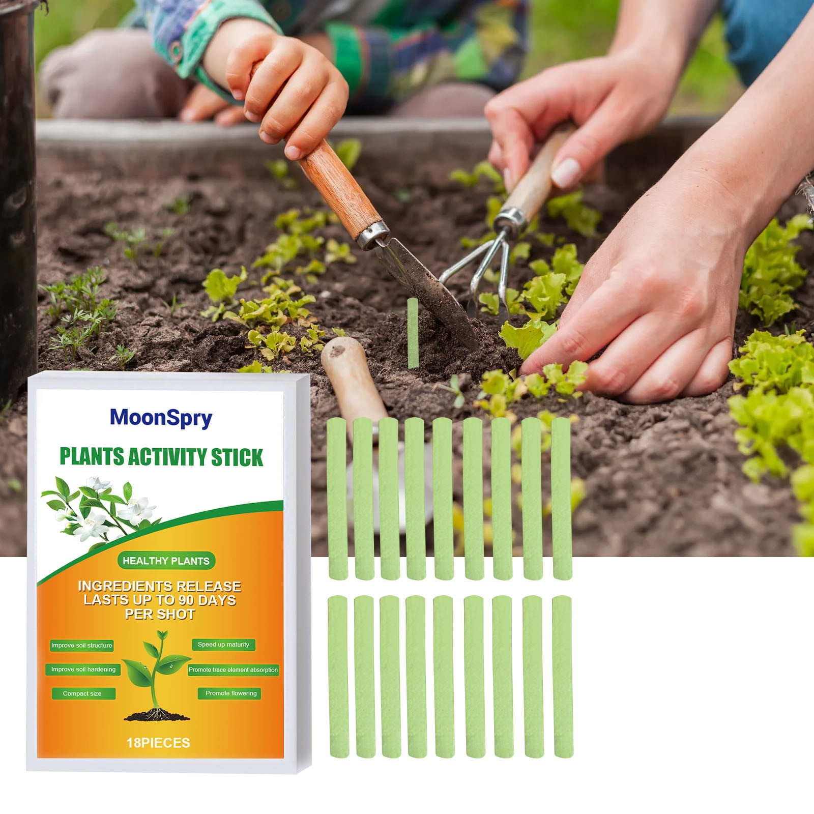 Fertilizer Spikes 18 pc, Plant Slow-release Nutrient Stick, Plant ...