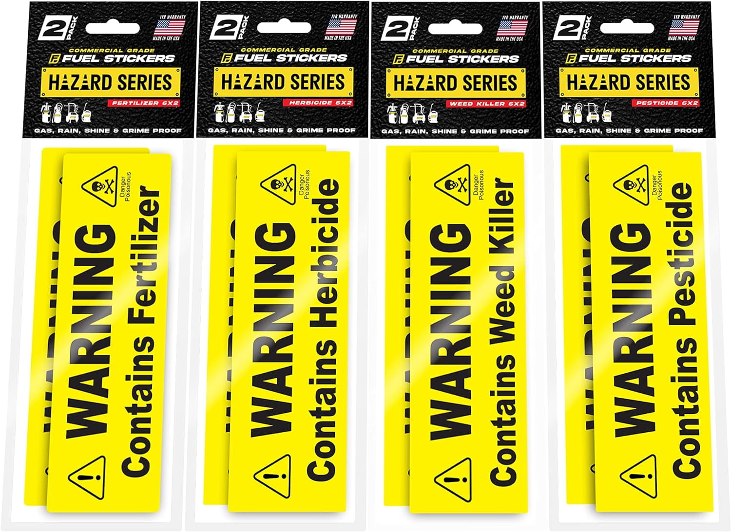 Fertilizer Sticker, Pesticide Label, Weed Killer Decal, Herbicide: Pump ...