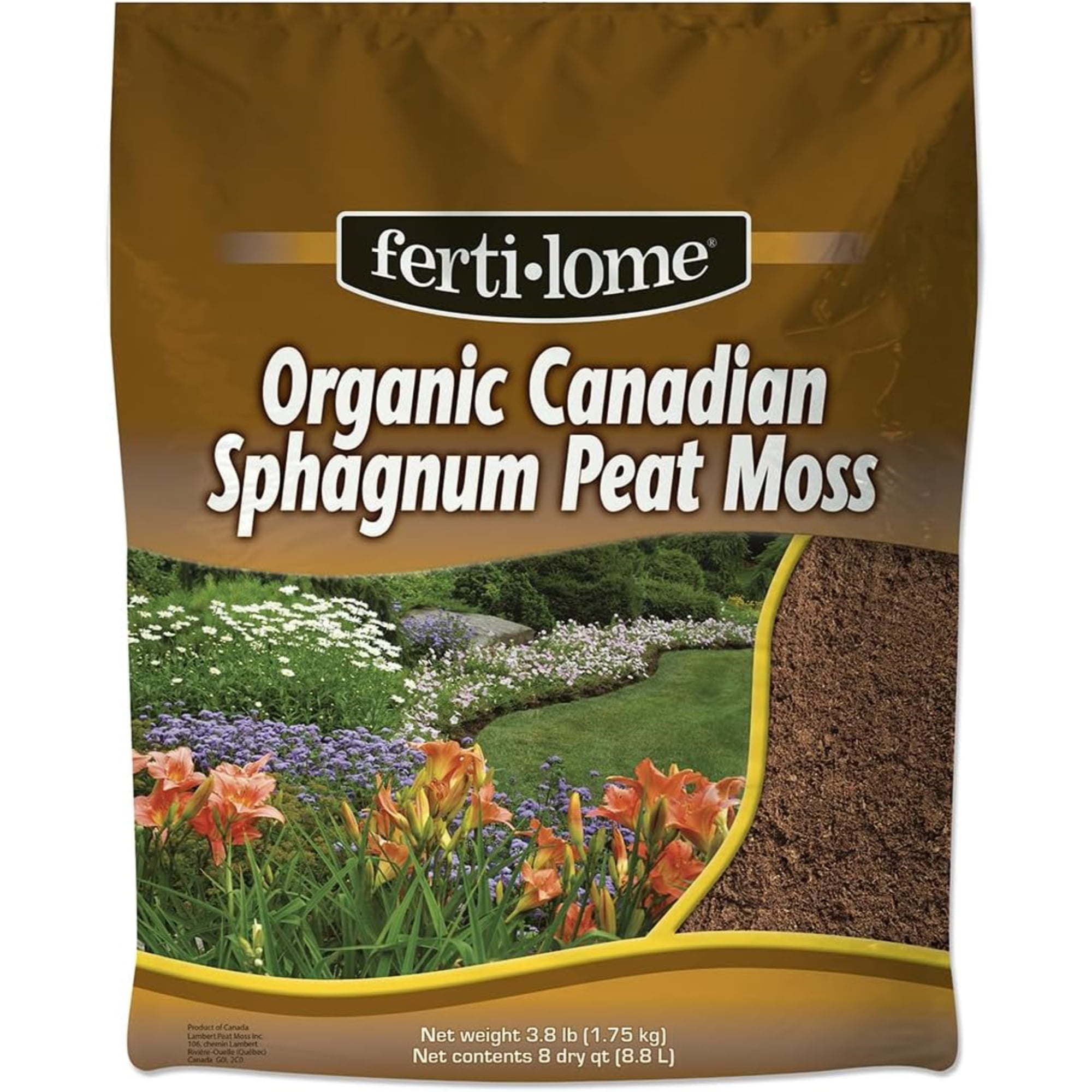 Fertilome All Natural Organic Loose Sphagnum Peat Moss, OMRI Certified ...