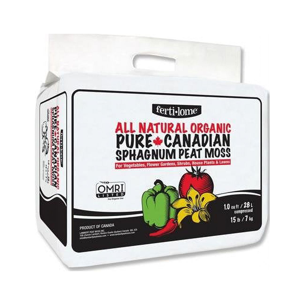 Fertilome 1 cu. ft. Compressed Peat Moss - Walmart.com