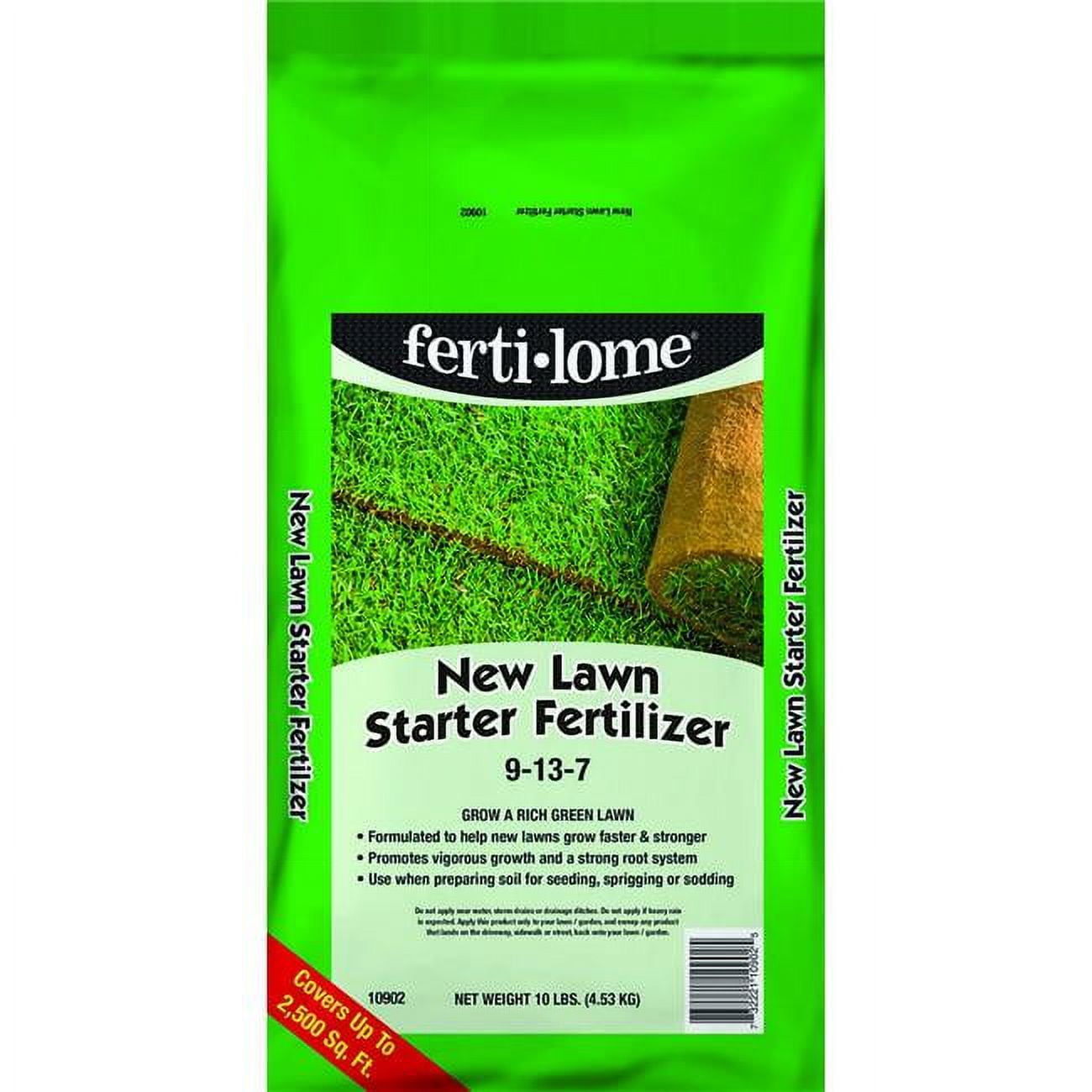 Fertilome 10 lbs 9-13-7 New Lawn Starter Fertilizer - Walmart.com