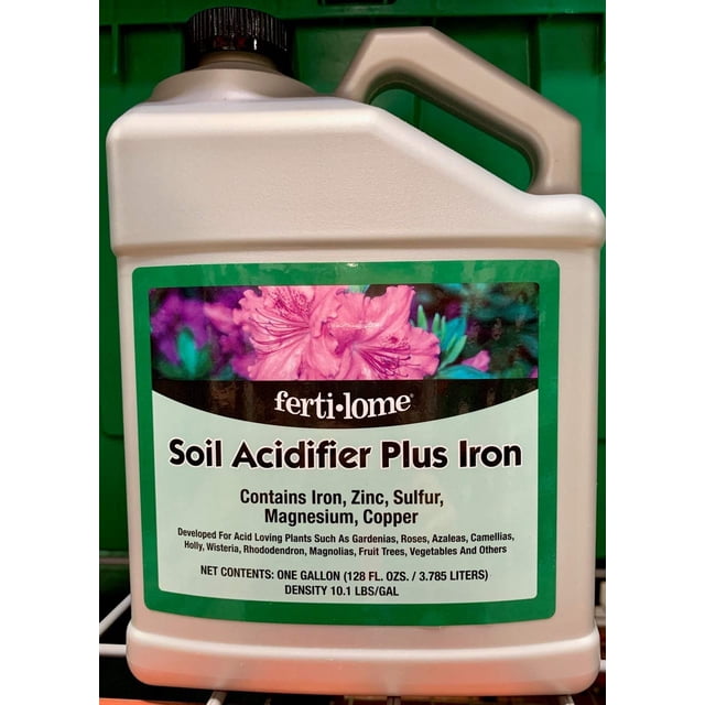 Fertilome 10665 Soil Acidifier Plus Iron - 1 Gallon - Walmart.com