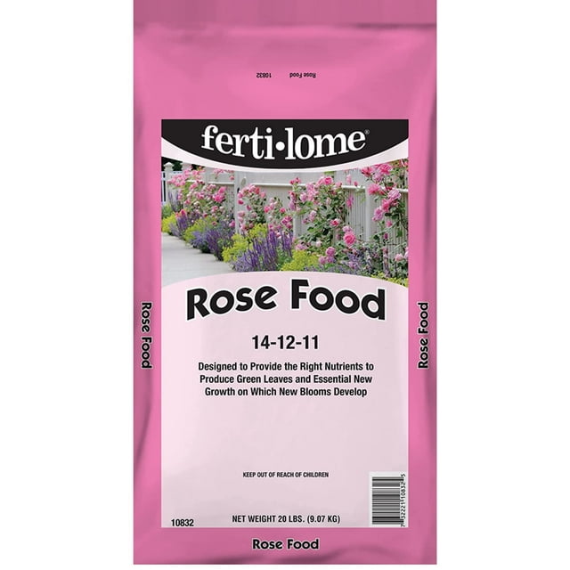 Ferti-Lome Rose Food Plant Fertilizer, 20 lbs - 14-12-11 Analysis for ...