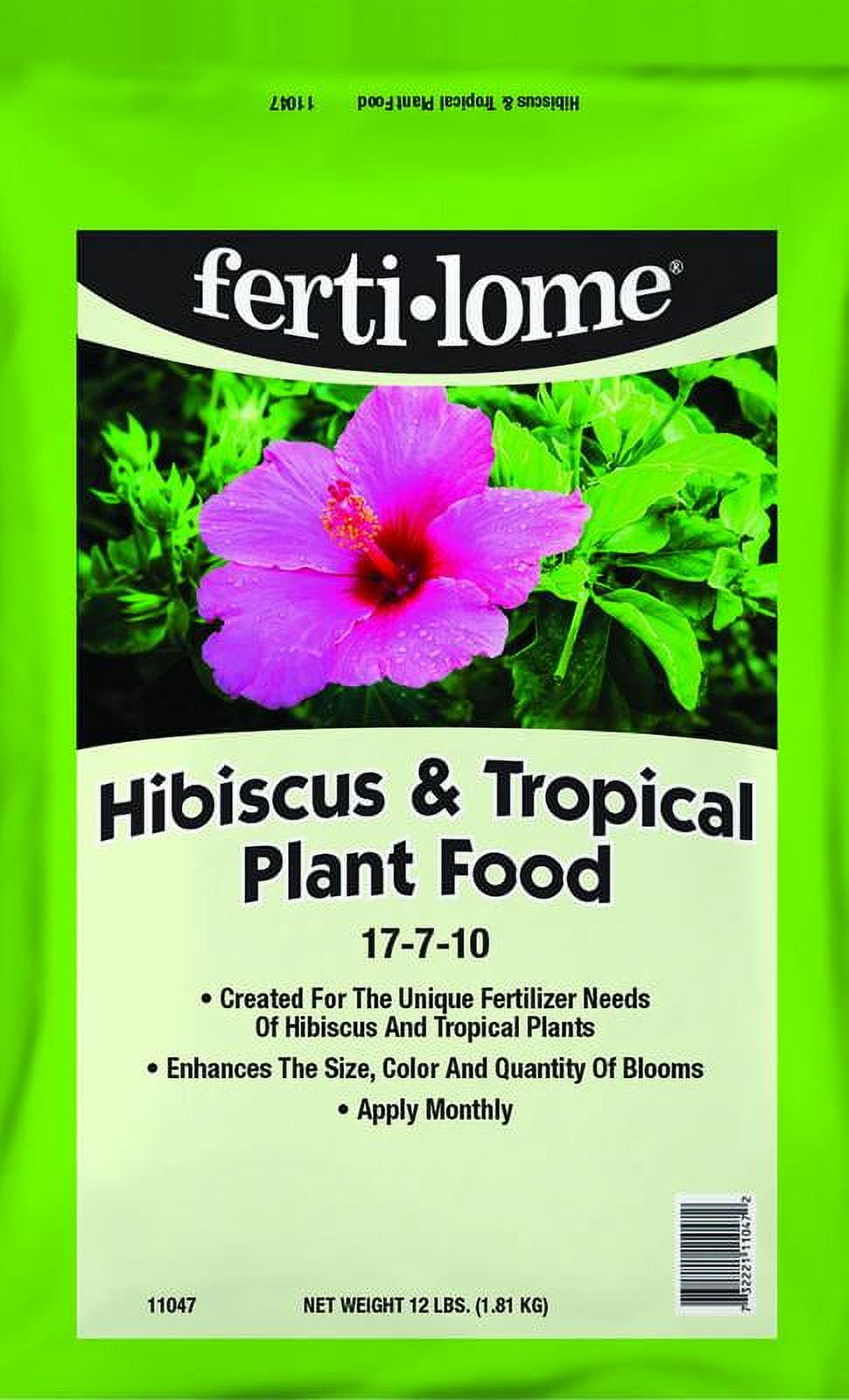 Fertilome 11047 Hibiscus and Tropical Plant Food 17-7-10 12 lbs ...