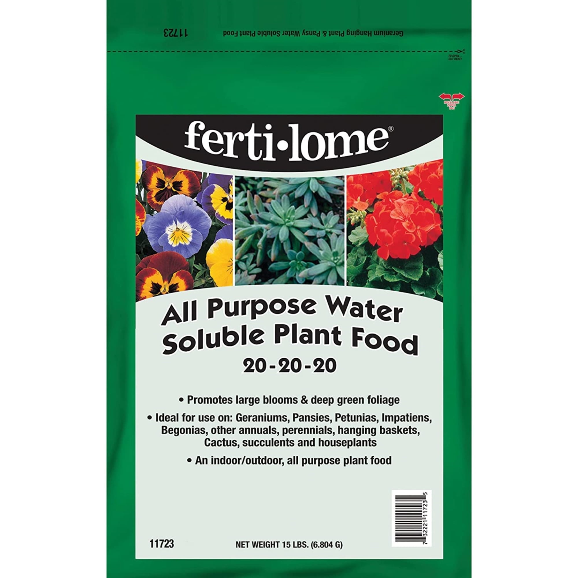 Fertilome (11723) All Purpose Water Soluble Plant Food 20-20-20 (15 lb ...