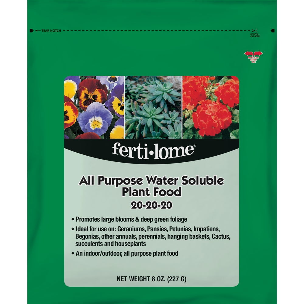 Fertilome All Purpose Water Soluble 20-20-20 Plant Food (8 oz ...