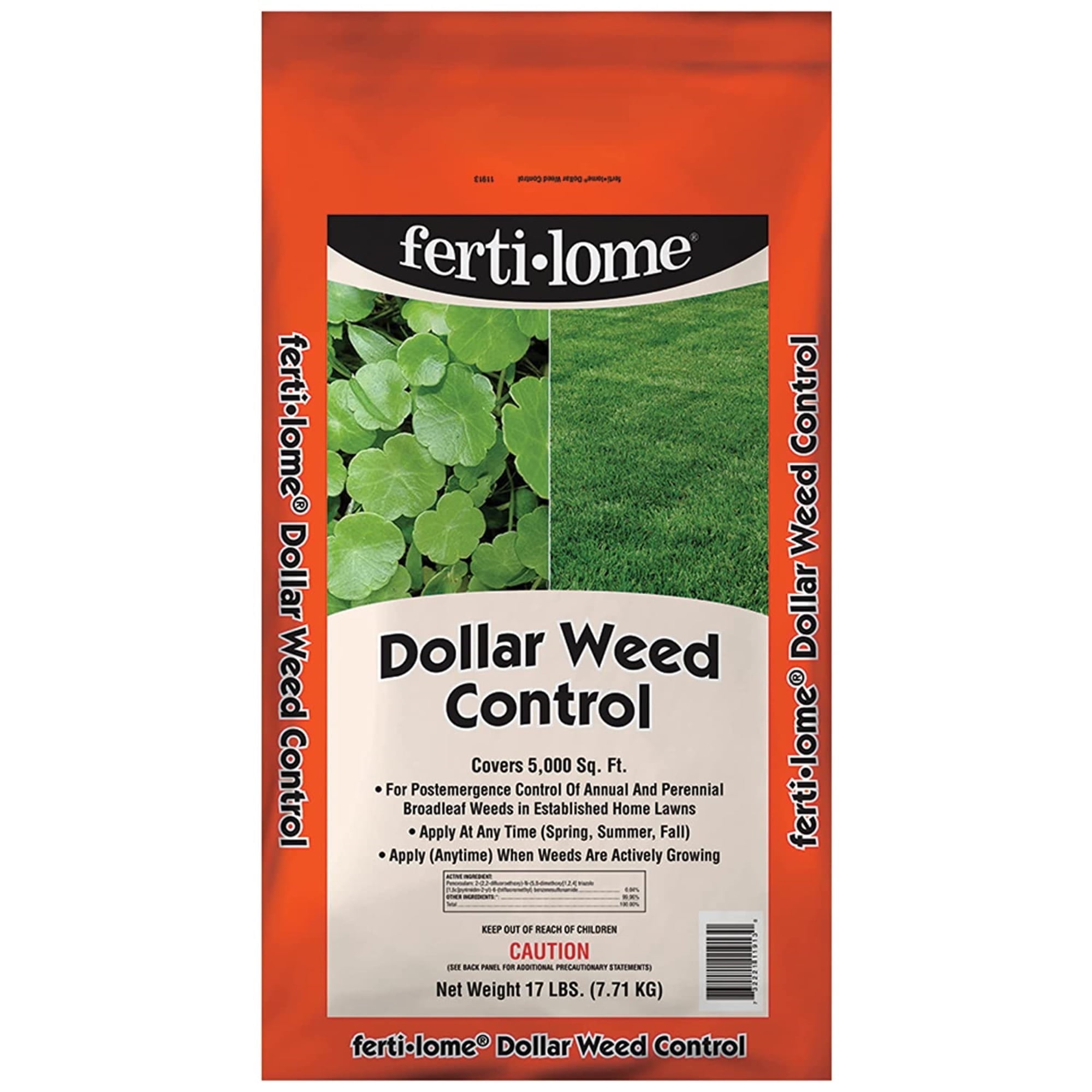 Fertilome Dollar Weed Control Lawn Killer, Granular Yard Product (17 ...