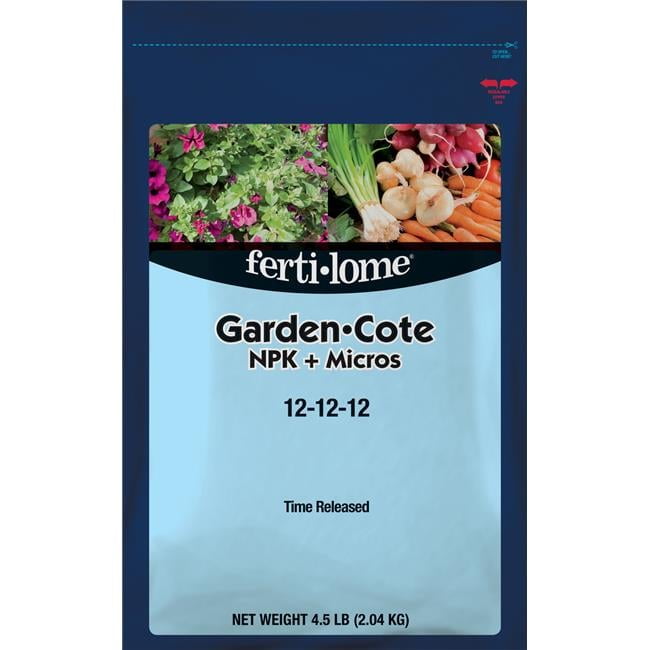 Fertilome (12141) Garden Cote Fertilizer 12-12-12 (4.5 lb.) - Walmart.com