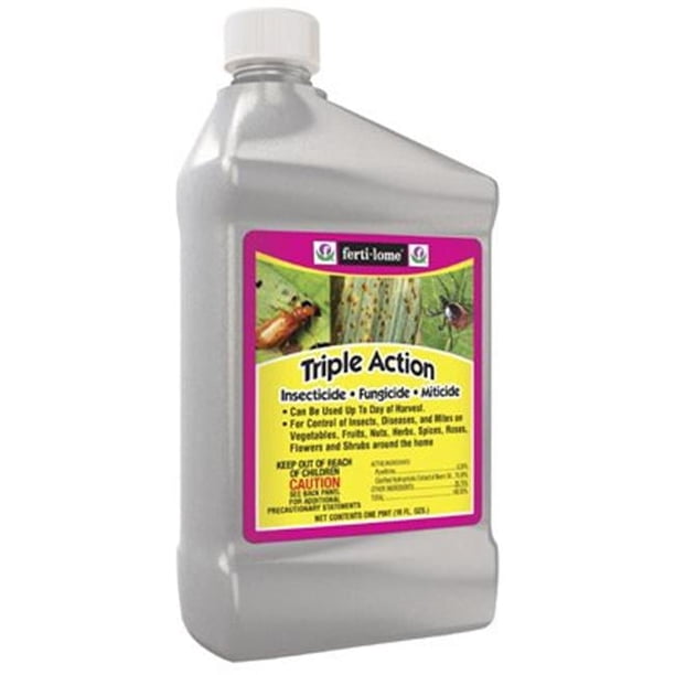 Fertilome Triple Action Concentrate Insecticide, Miticide, Fungicide ...