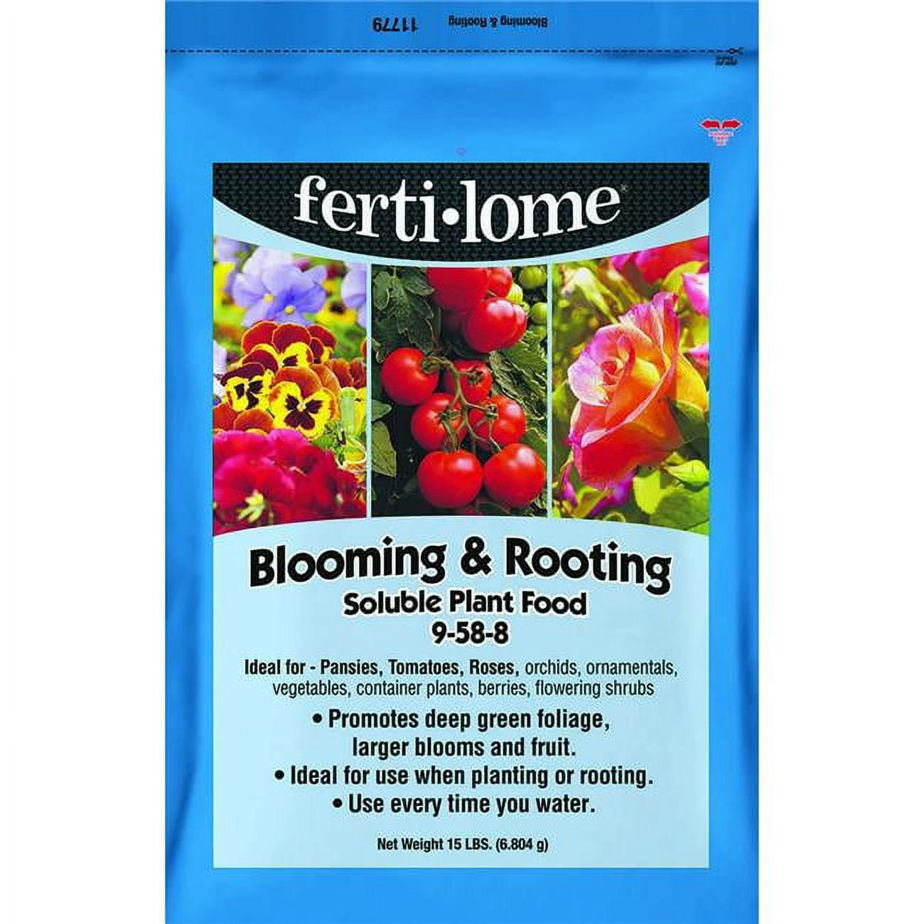 Fertilome 15 lbs Blooming & Rooting Soluble Plant Food for 9-59-8 ...