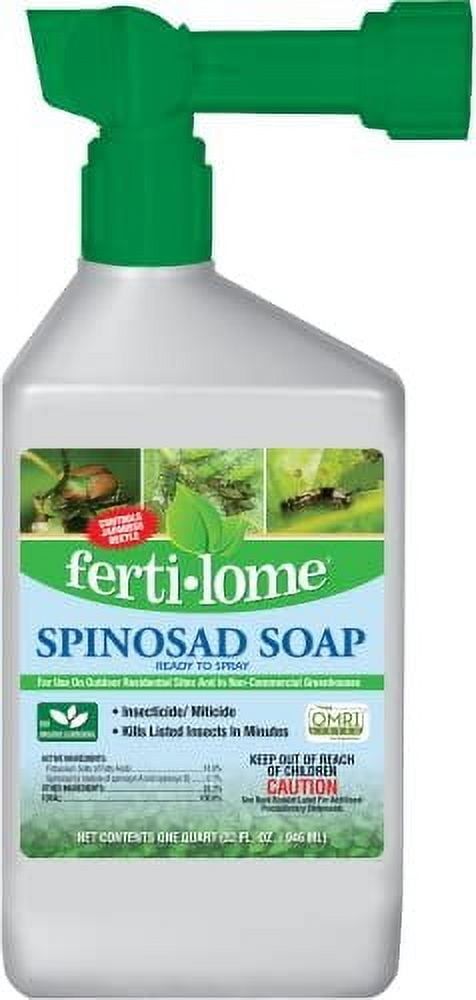 Fertilome 16055 Spinosad Soap Insecticide Ready to Spray, Spinosad Bagworm, Tent Caterpiller ...
