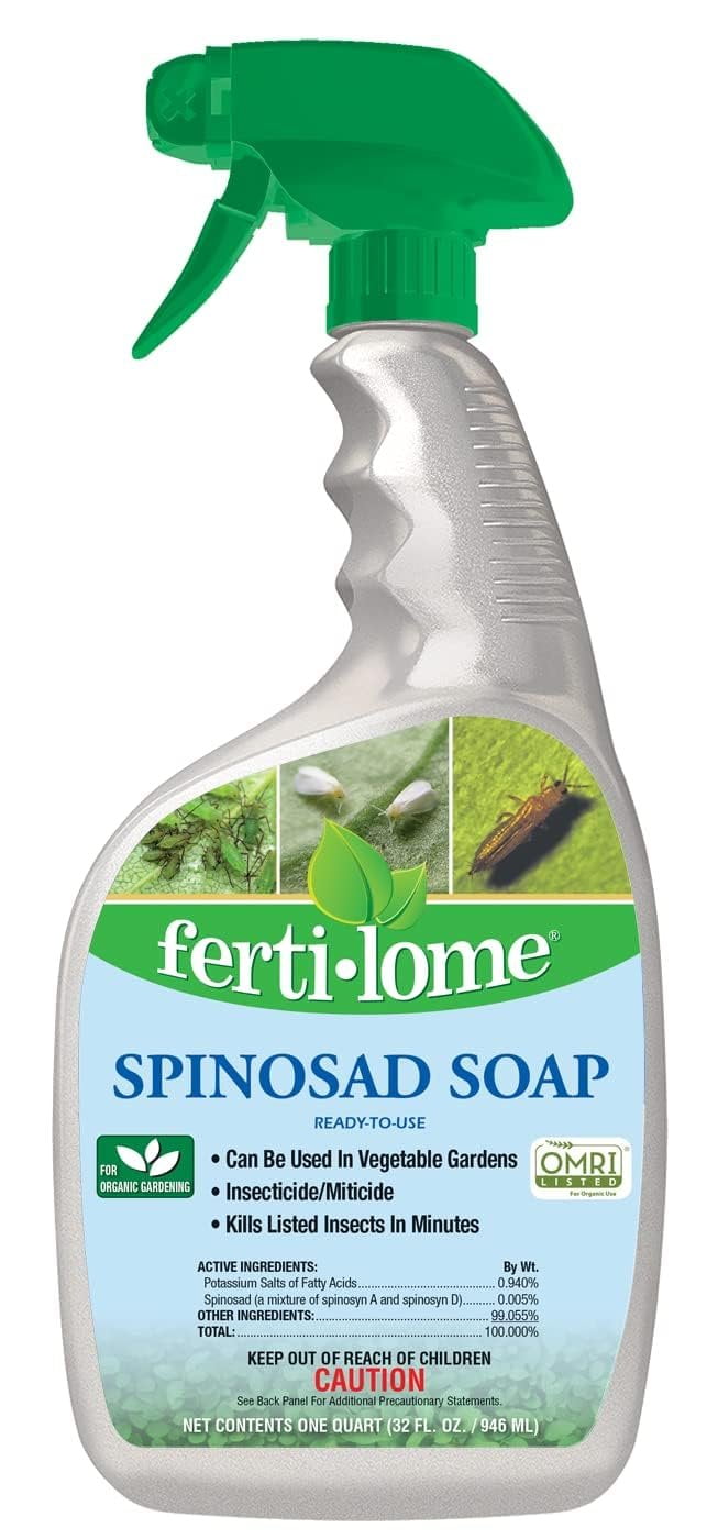 Fertilome 16076 Spinosad Soap Insecticide Ready to Use, Spinosad Bagworm, Tent Caterpiller ...