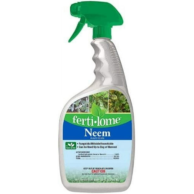 Fertilome Neem Oil Organic Insecticide, Controls Aphids, Mites, Beetles ...