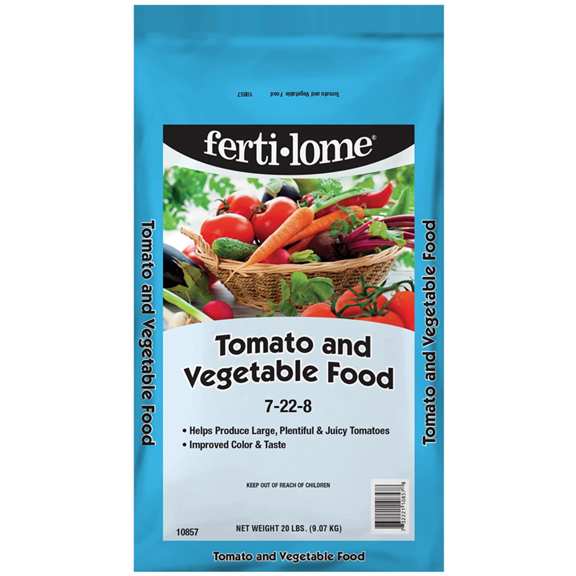 VPG Ferti-Lome Veggie Food - Tomato & Vegetable Fertilizer 7-22-8, 4lbs ...