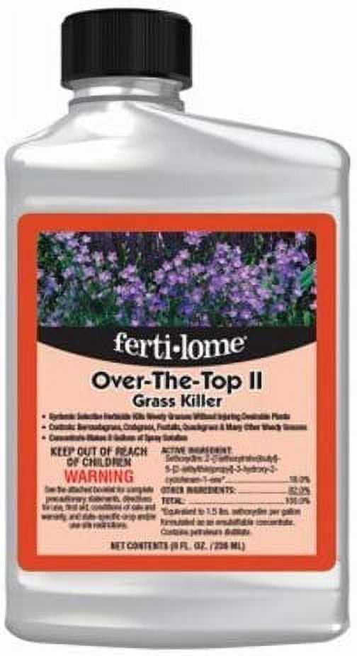Ferti Lome, 8 oz Over the Top II Grass Killer, Post Emergent Herbicide ...