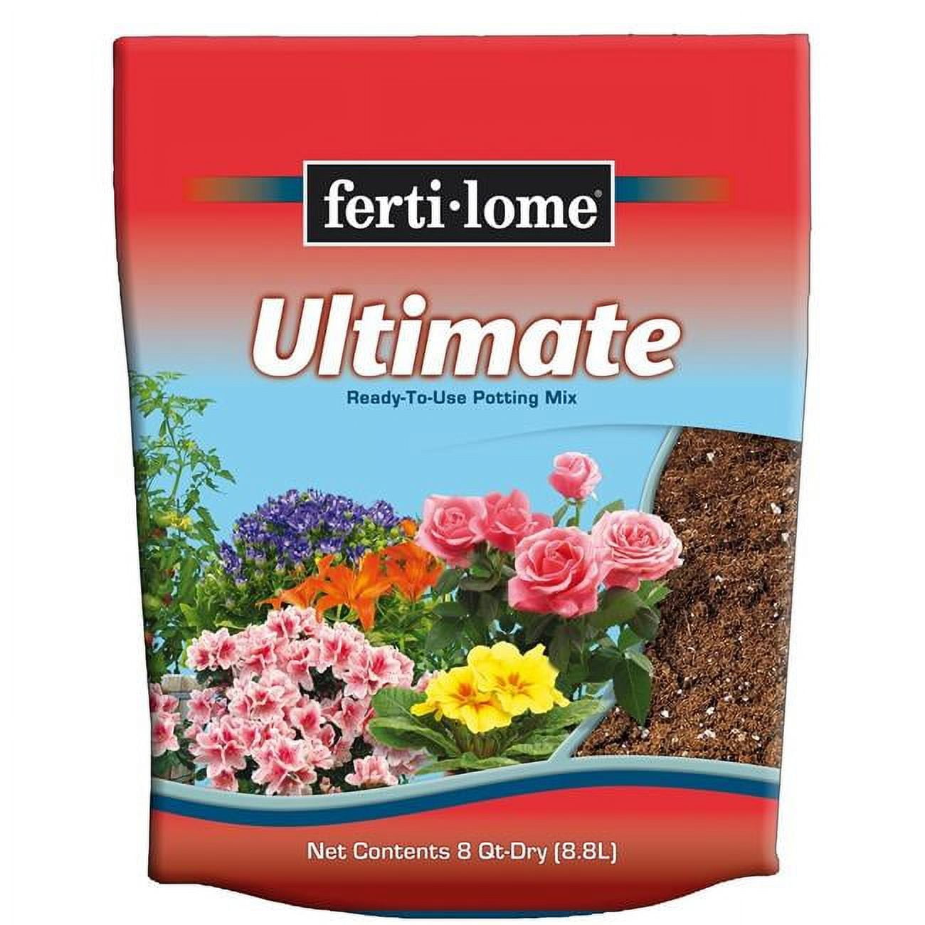 Fertilome Premium Soil Ultimate Potting Mix, 50qt Ready-To-Use for ...