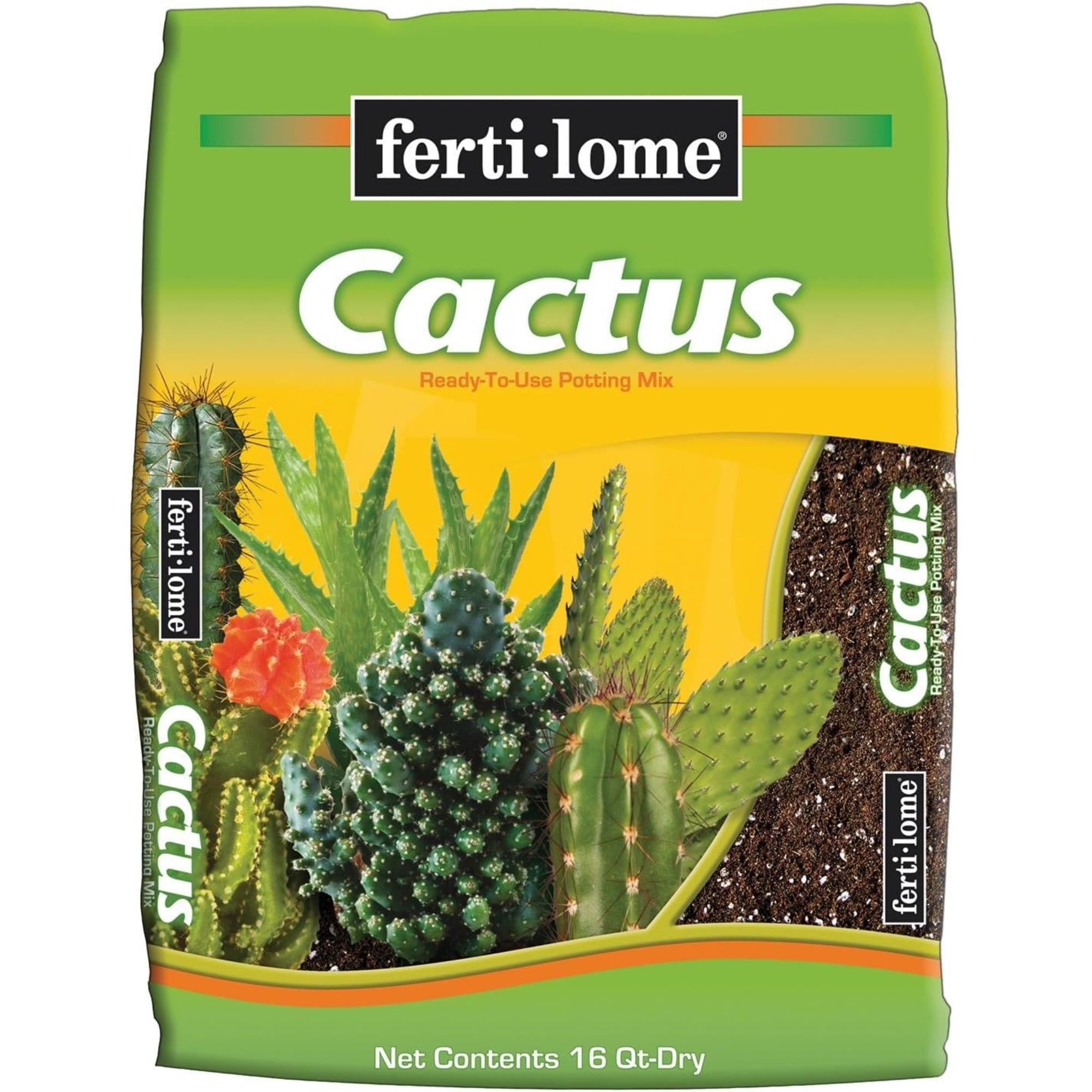 Fertilome Indoor & Outdoor Cactus Potting Mix Soil, Fast Draining ...