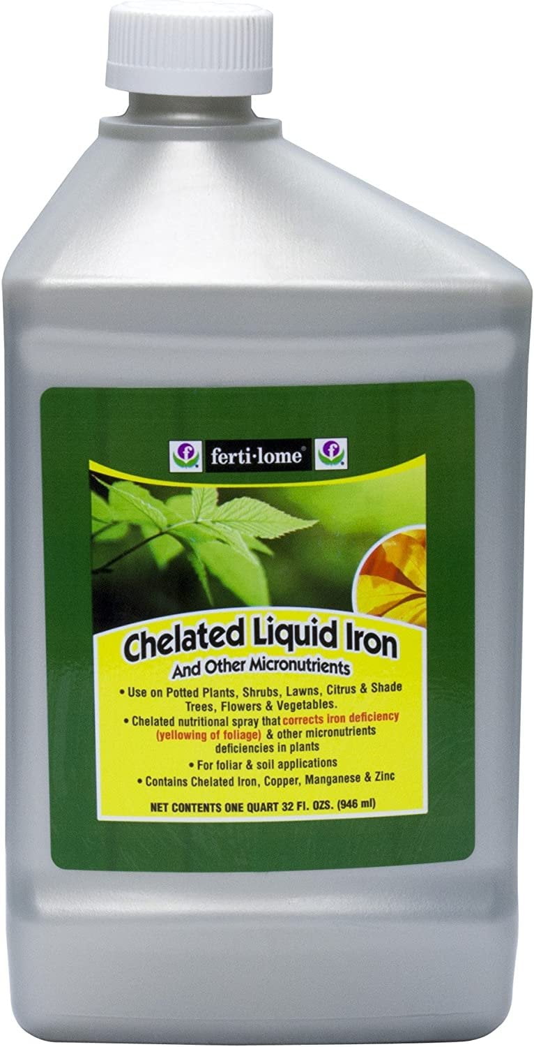 Fertilome Chelated Liquid Iron Nutrient Fertilizer, 32 oz - Walmart.com