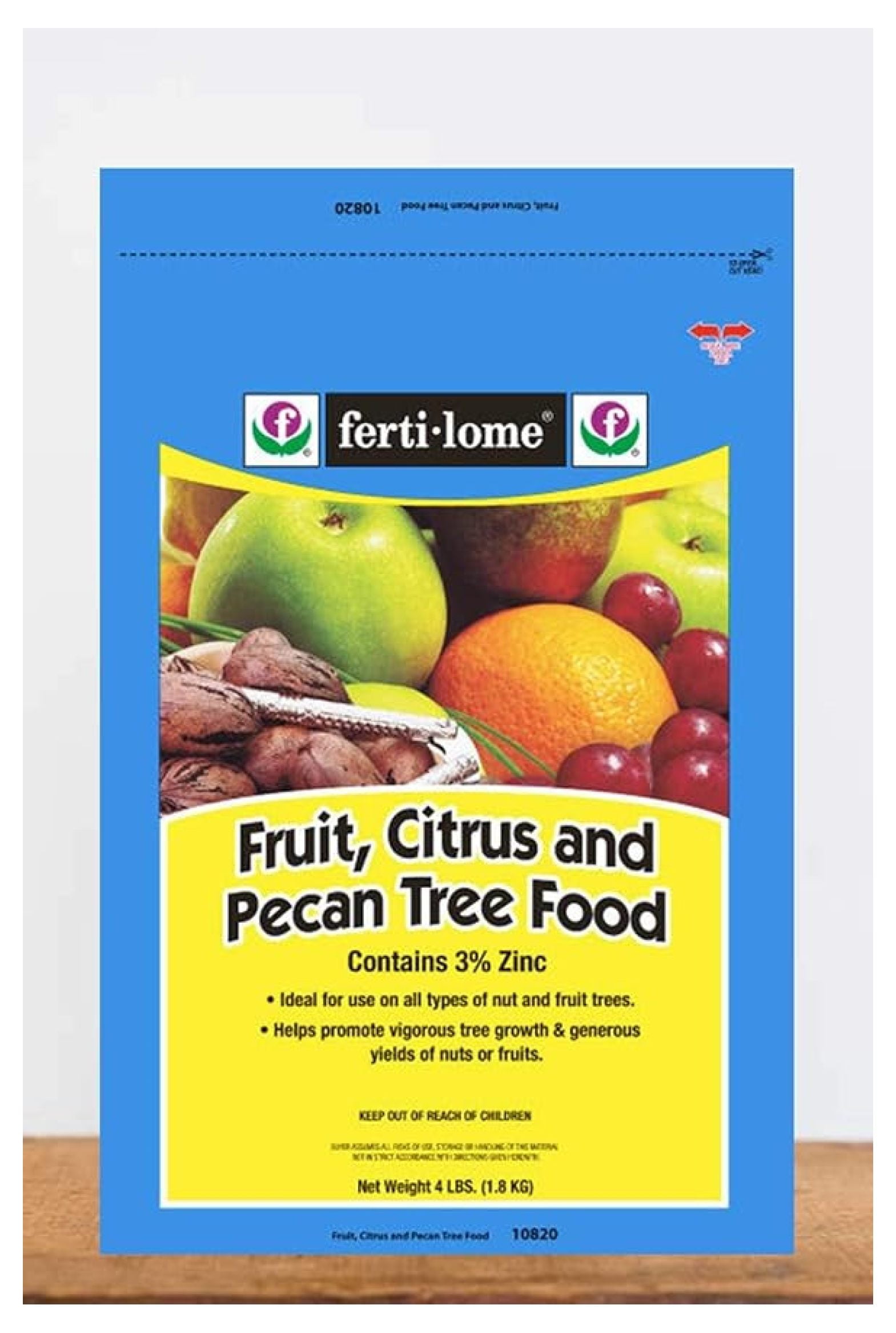 Fertilome Fruit Tree Food 19-10-5 – 4 LB Bag | Citrus, Pecan & Fruit ...