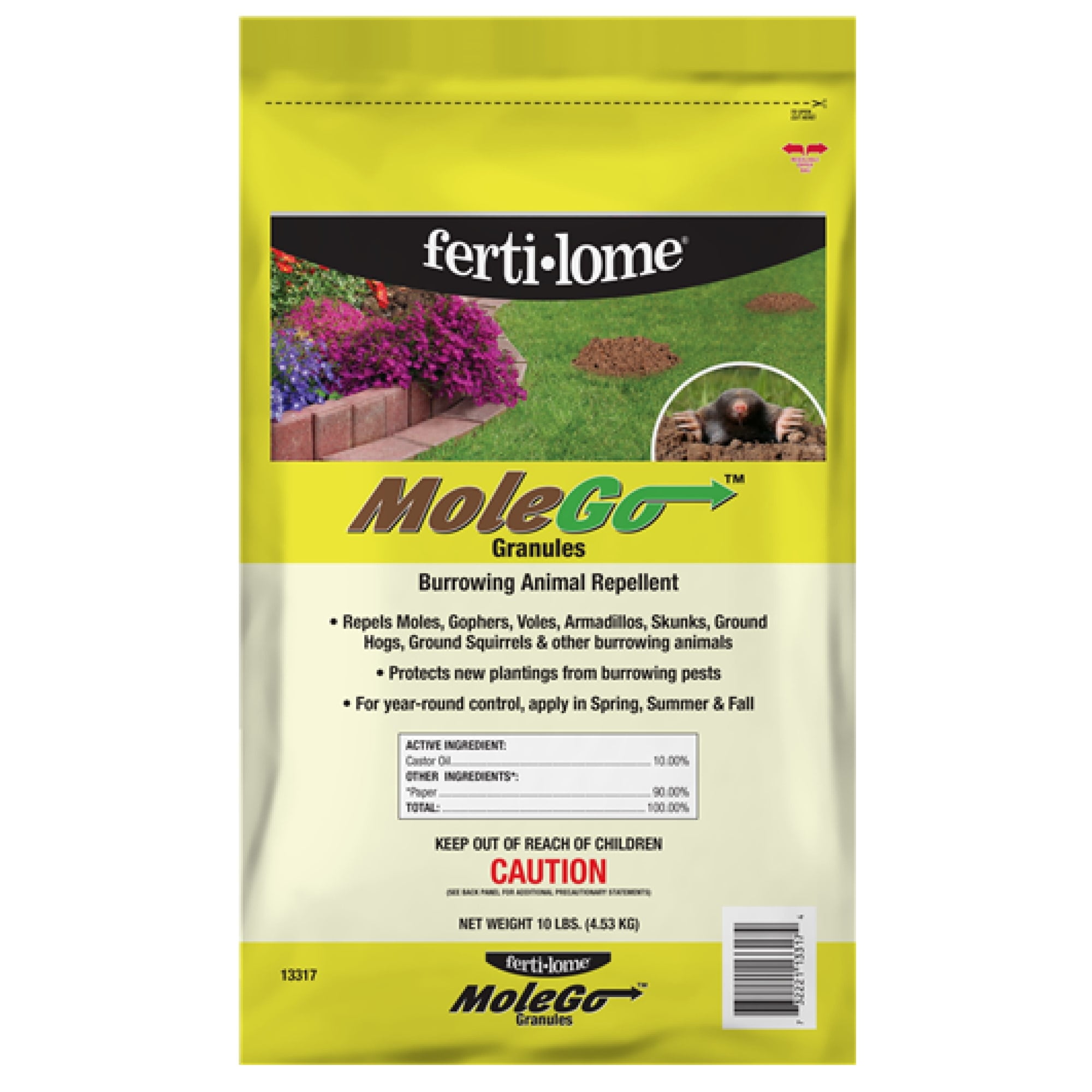 Fertilome Molego Animal Repellent Granules, 10lb - Walmart.com