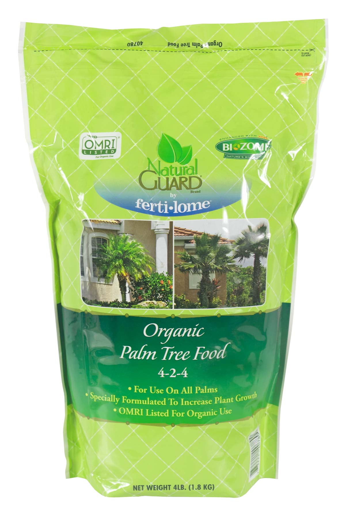 Fertilome Natural Guard Natural and Organic Palm Tree Food 4-2-4, 4lbs ...