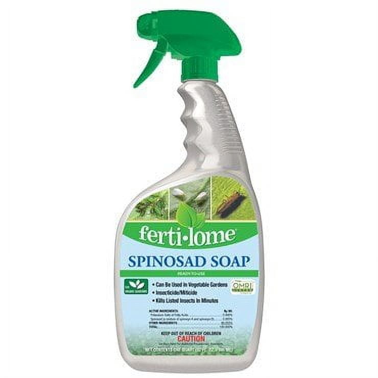 Fertilome Spinosad Soap Insecticide for Home Garden, Ready to Use, 32 ...