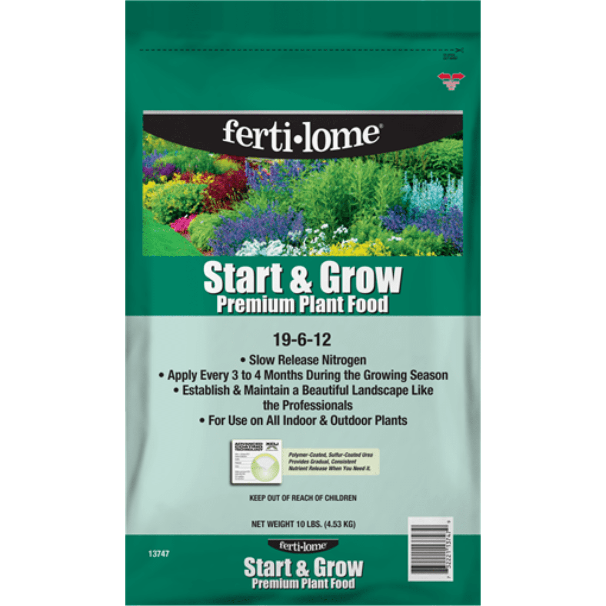 Fertilome Start & Grow Premium Plant Food 19-6-12, 10lbs - Walmart.com