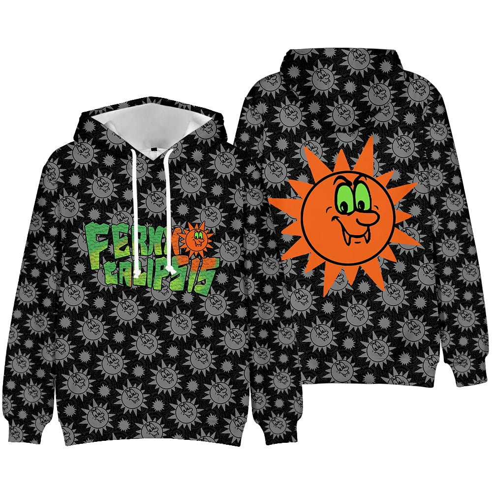 Ferxxo Vintage Hoodies Feid FerxxoCalipsis Tour Merch Print Sweatshirts ...