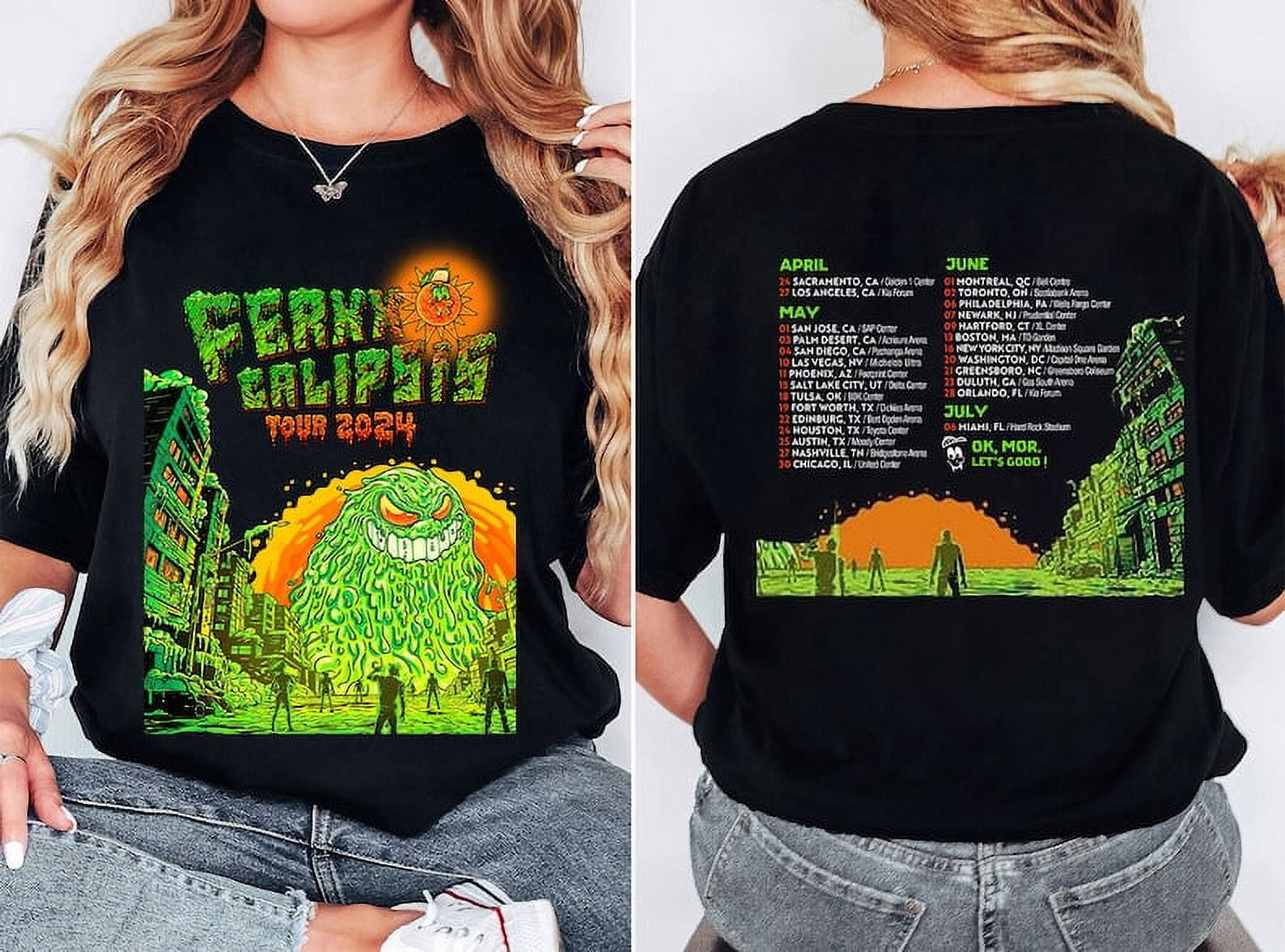 Ferxxocalipsis World Tour 2024 Shirt, Ferxxo 2024 Tour Shirt, Feid ...