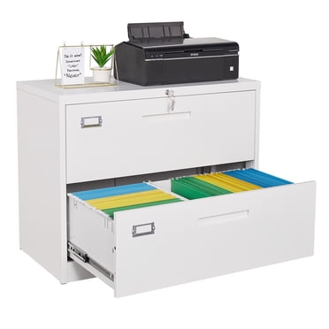 STANI Lateral File Cabinet with Lock, 3 Drawer Lockable Filing Cabinet ...