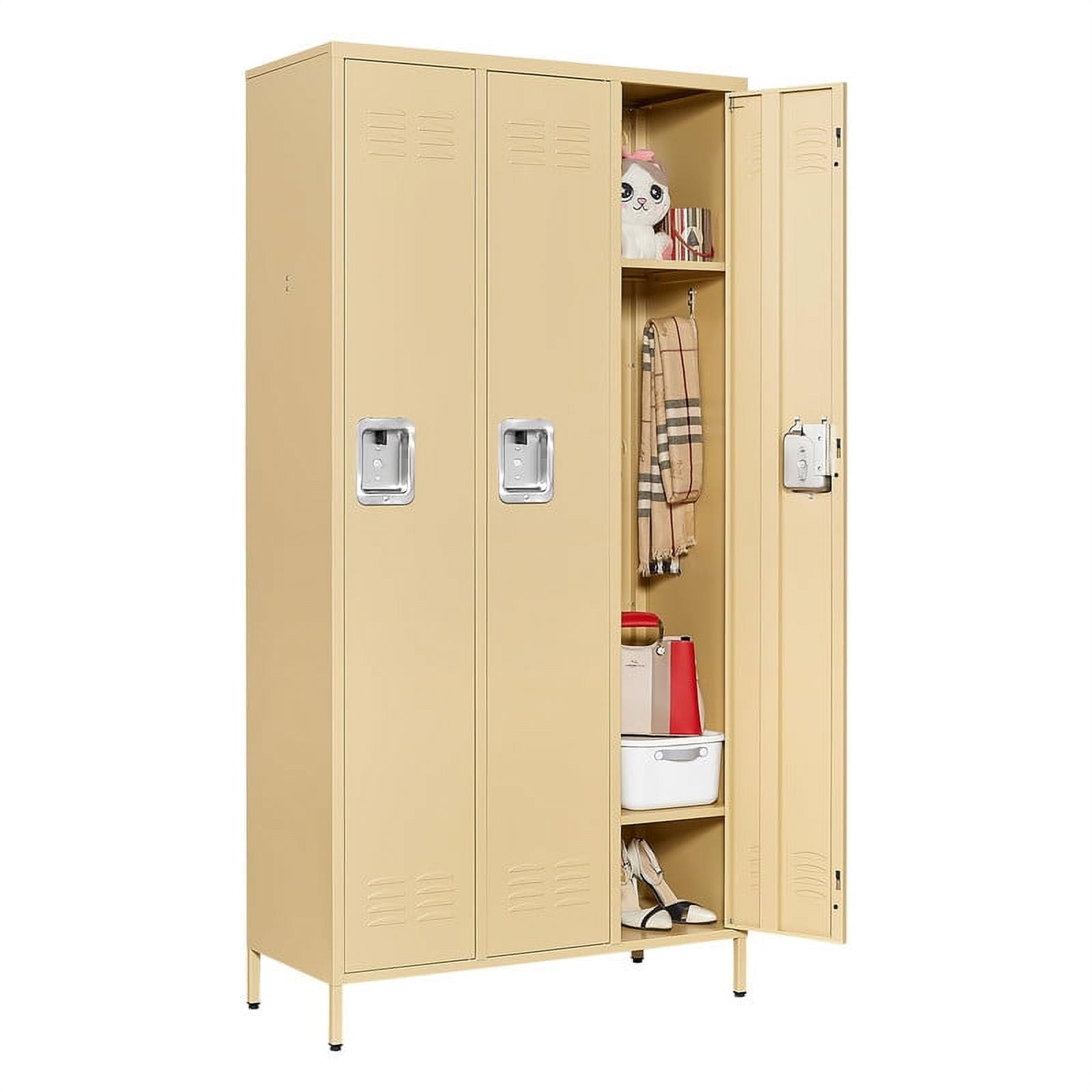Fesbos Locker, Metal Locker for Employees, Large Steel Storage Locker ...