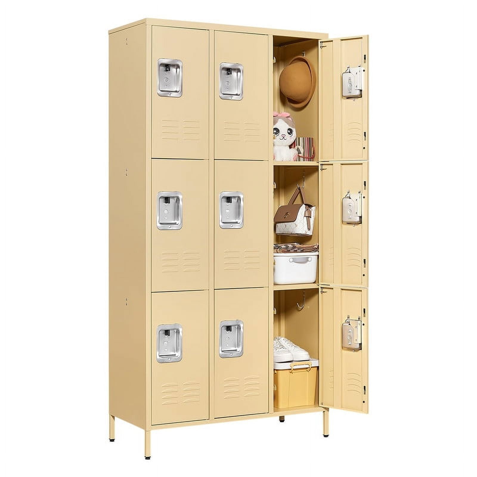 Fesbos Locker, Metal Locker for Employees, Large Steel Storage Locker ...