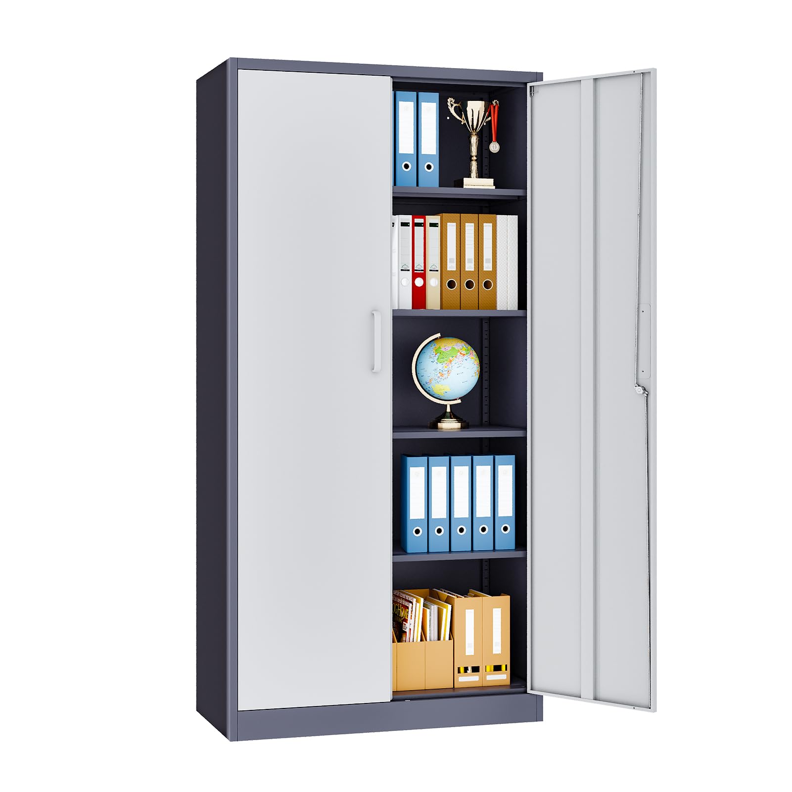 HON 10500 Series 29.5" Storage Cabinet with 2 Shelves Pinnacle ...