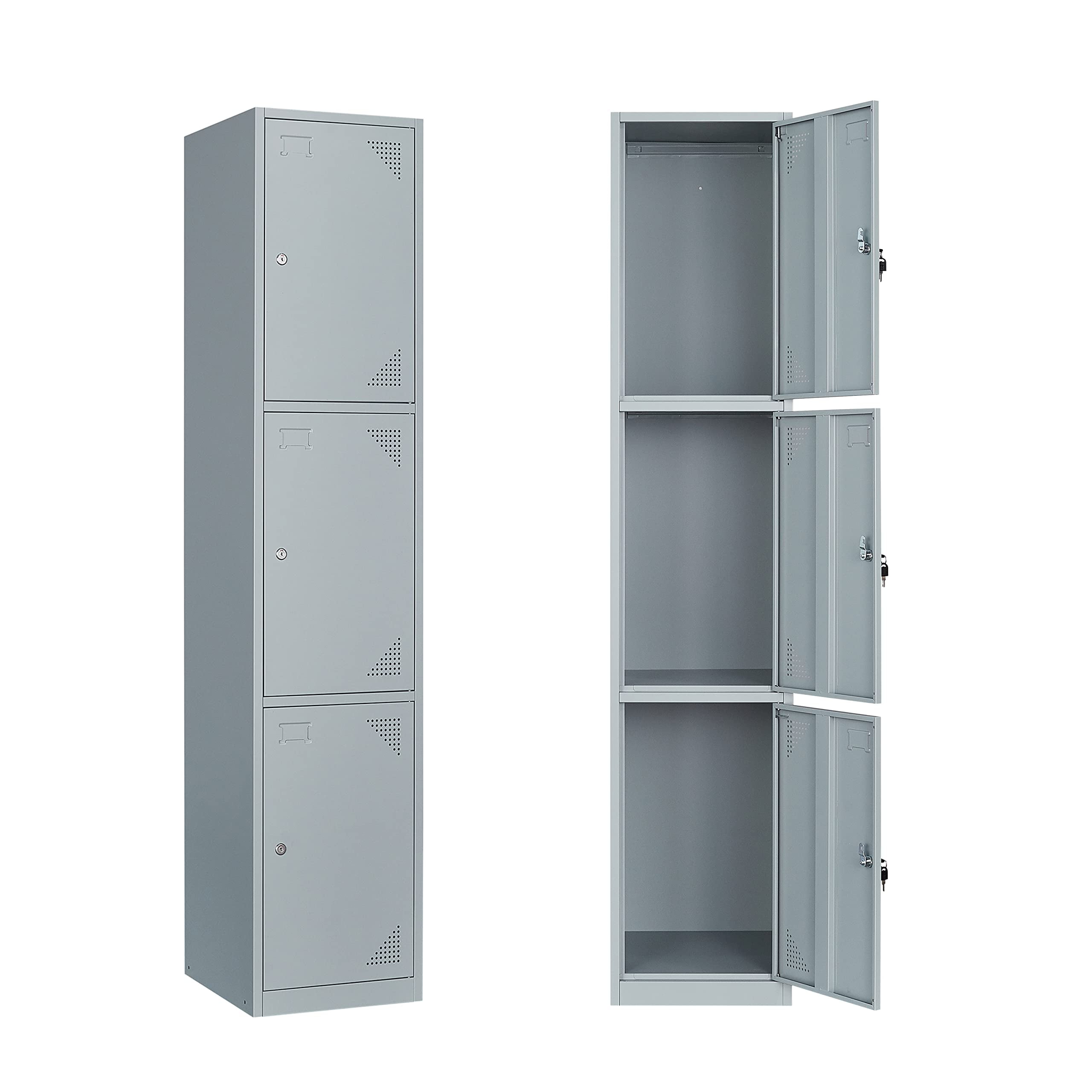 "Fesbos Tall Metal Locker for Dorm, Staff, Gym, School, Office, 71 ...