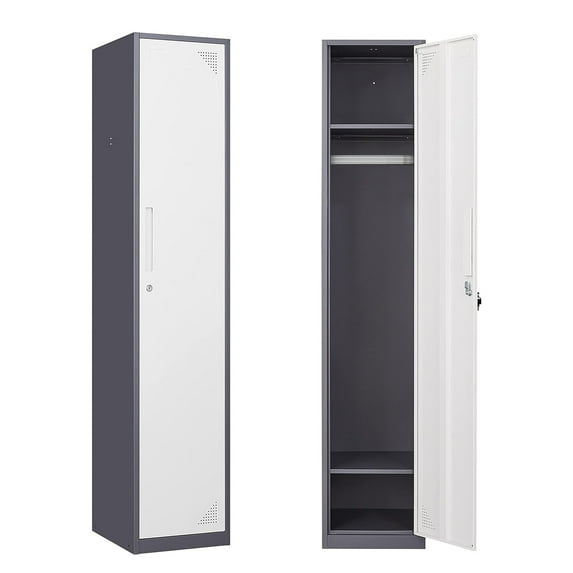 Fesbos Metal Lockers for Employees with Keys, 71" Employees Locker ...