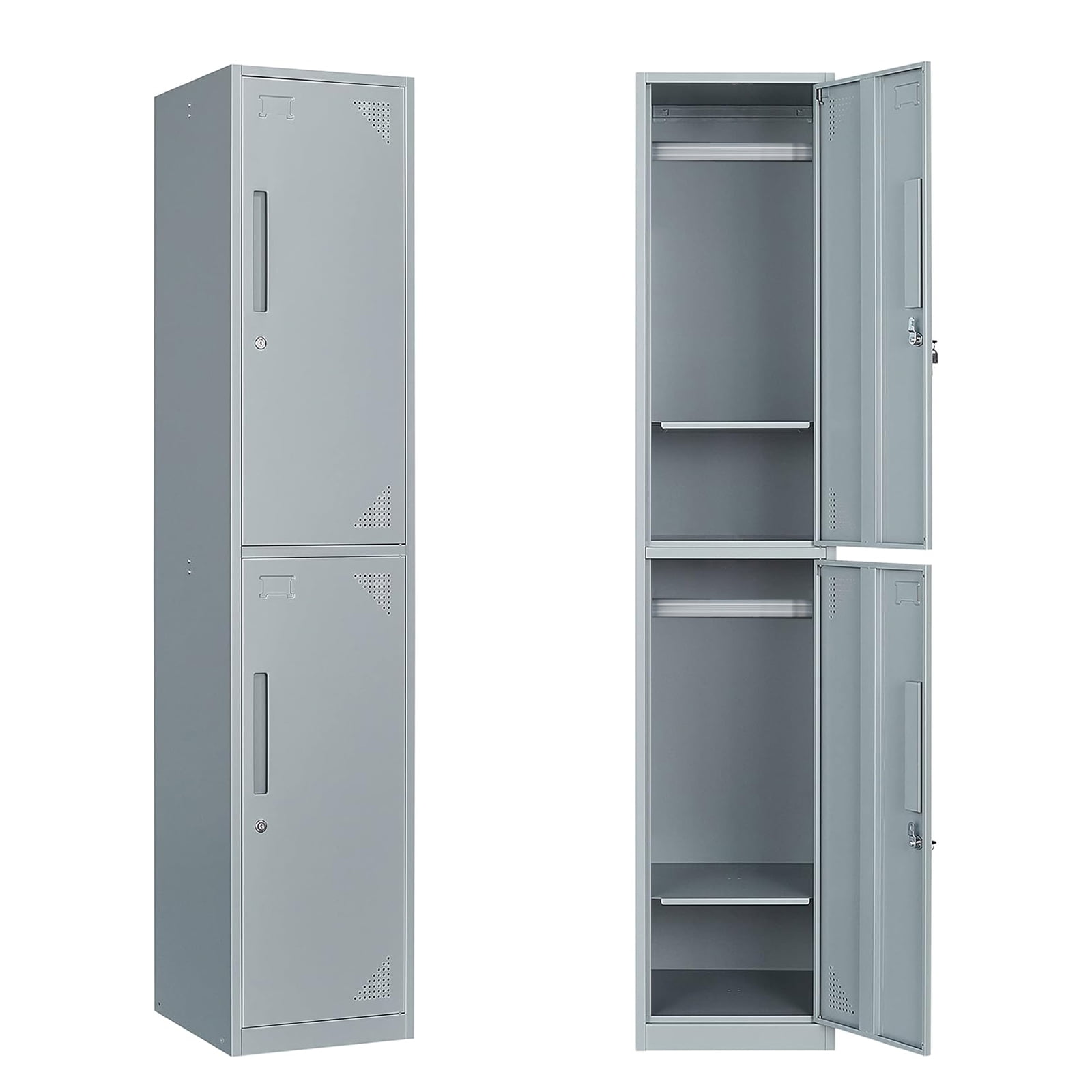 "Fesbos Employees Metal Locker Storage, Gym/Office/School Cabinet, 71 ...