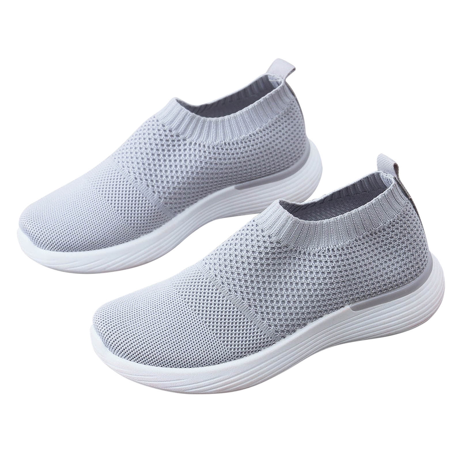 Fesfesfes All-Season Sneakers Young Ladies Shoes Loose Fashion Anti ...