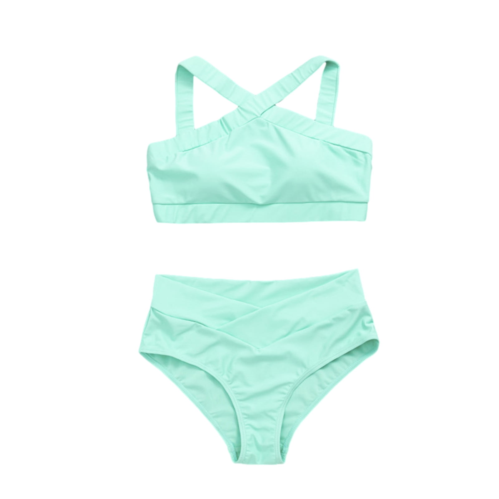 Fesfesfes Big Girls Bikini Sets Teen Girls Swimsuits Swimwear Fashion ...