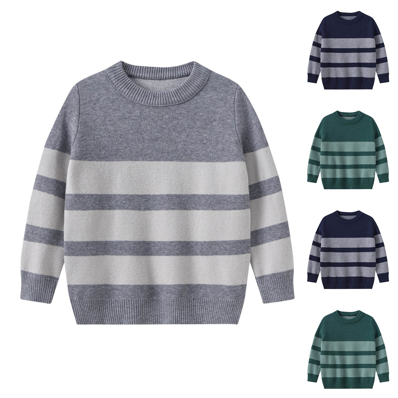 Fesfesfes Boys Sweaters Size 10-12 Children's Boys and Girls Long ...