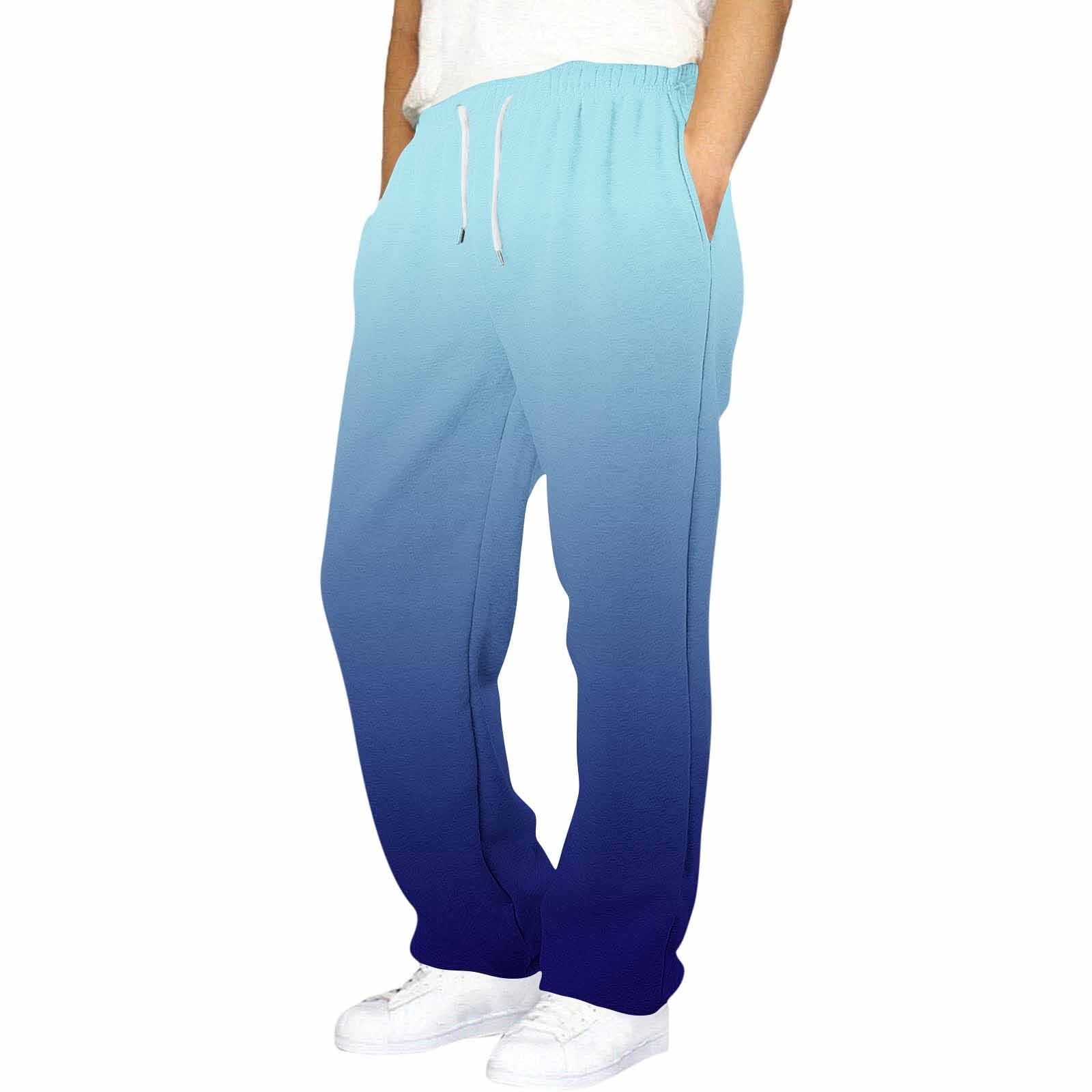 Fesfesfes Boys Winter Fleece Lined Sweatpants Elastic Waist Side ...