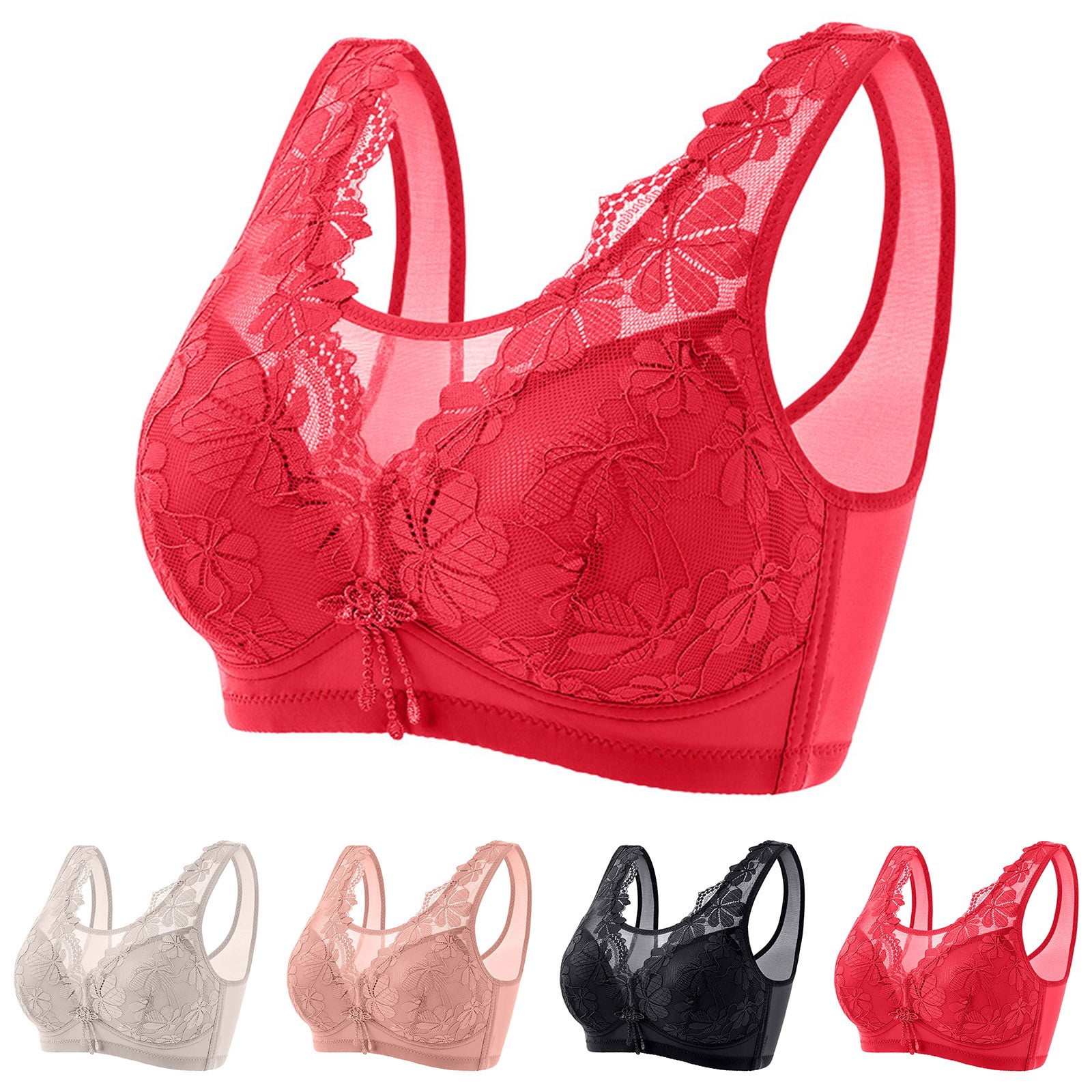 Fesfesfes Bras for Women Wireless Women's Underwear Thin And ...