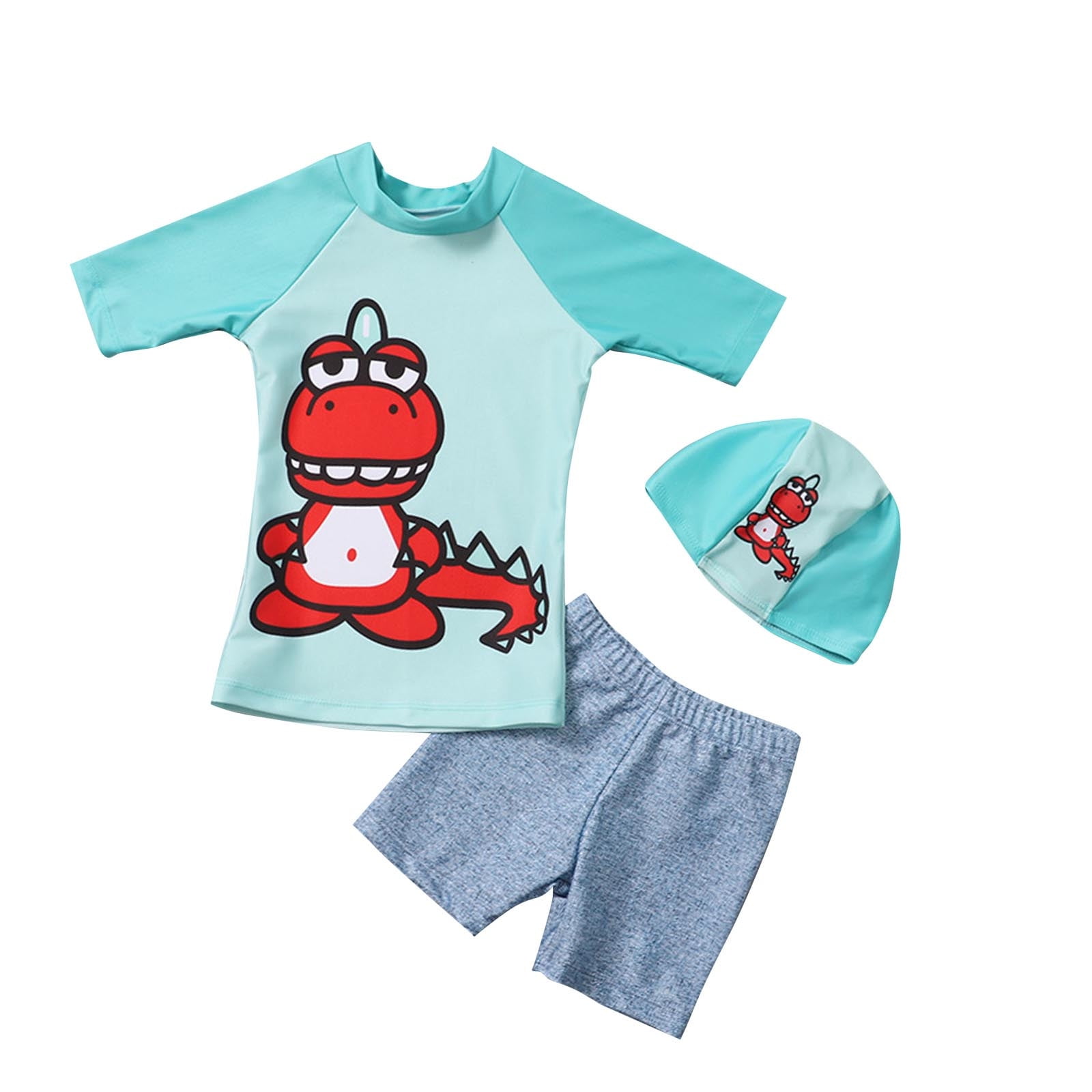 Fesfesfes Clearance Baby Toddler Boys Three Pieces Swimsuit Set ...