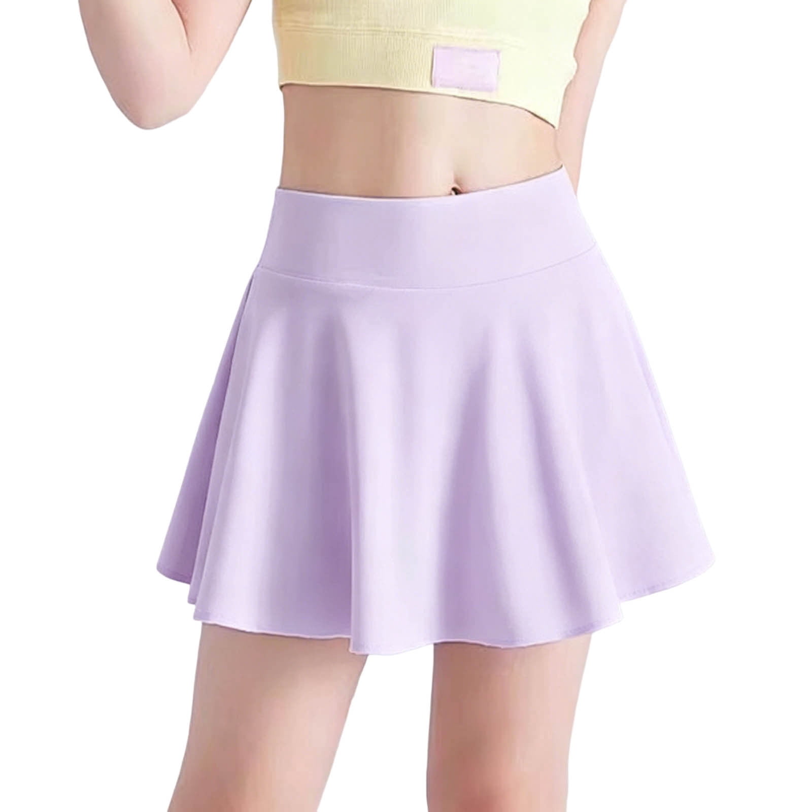 Fesfesfes Girls Casual Fashion Solid Pleated Skirt,Kids Summer School ...