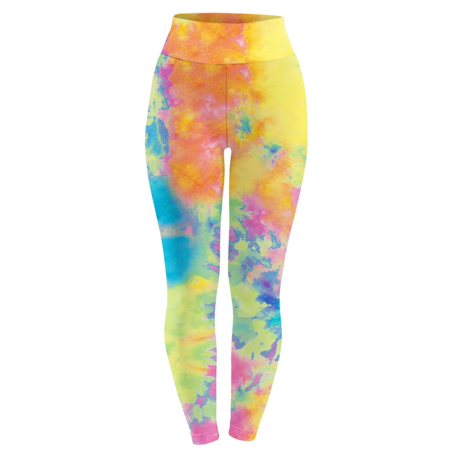 Fesfesfes Leggings for Women High Waist Stretchy Yoga Pants Skinny ...